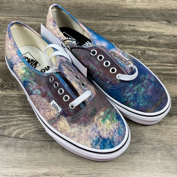 Vans | Shoes | Vans Authentic Moma Claude Monet Water Lilies Shoe ...